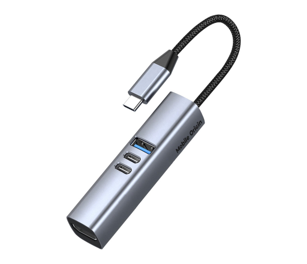 Mobile Origin 7in1 MultiHub HB2 3xUSB-C USB-A HDMI TF/SD Cards USB-C ...