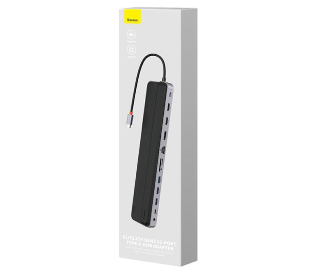 BASEUS USB-C - EliteJoy Gen2 2x HDMI 3x USB3.0 PD DP SD/TF WKSX030213 ...