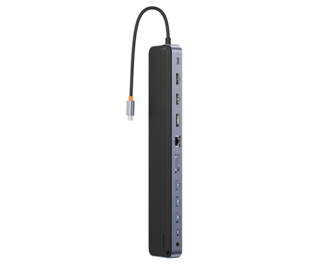 BASEUS USB-C - EliteJoy Gen2 2x HDMI 3x USB3.0 PD DP SD/TF WKSX030213 ...